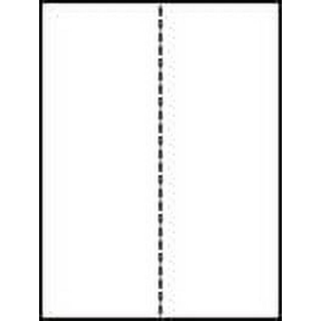 Laser Cut Sheet Paper Form, 8 1/2 x 11 Blank Perforated, 24# Paper w ...