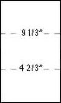 Laser Cut Sheet Paper Form, 8 1/2 x 14 Blank Perforated, 20# Paper ...