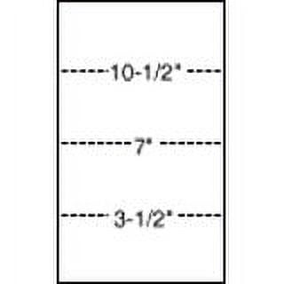 Laser Cut Sheet Paper Form, 8 1/2 x 14 Blank Perforated, 24# Paper ...