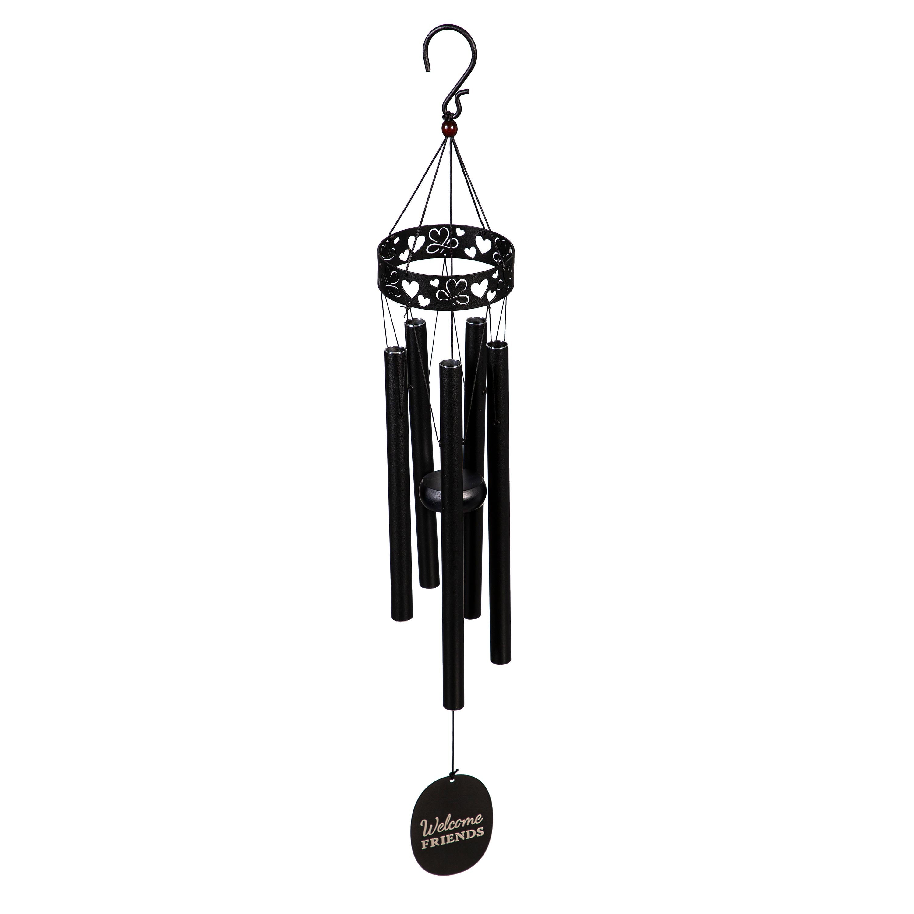 Laser Cut Wind Chimes Welcome Friends 30" - Walmart.com