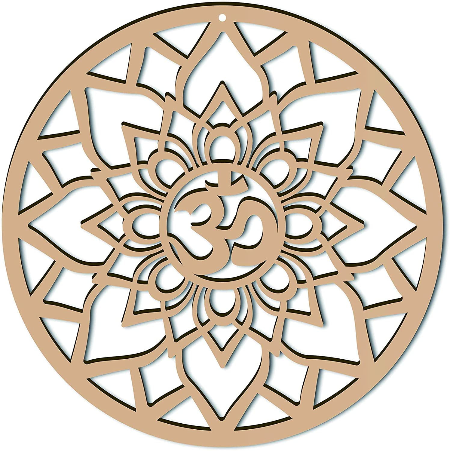 Laser Cut Wooden Wall Sculpture Torus Wall Art Home Decor Meditation ...