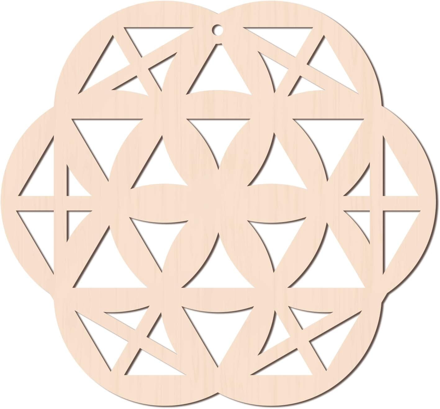 Laser Cut Wooden Wall Sculpture Torus Wall Art Home Decor Meditation ...