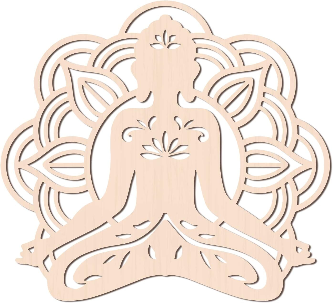 Laser Cut Wooden Wall Sculpture Torus Wall Art Home Decor Meditation ...