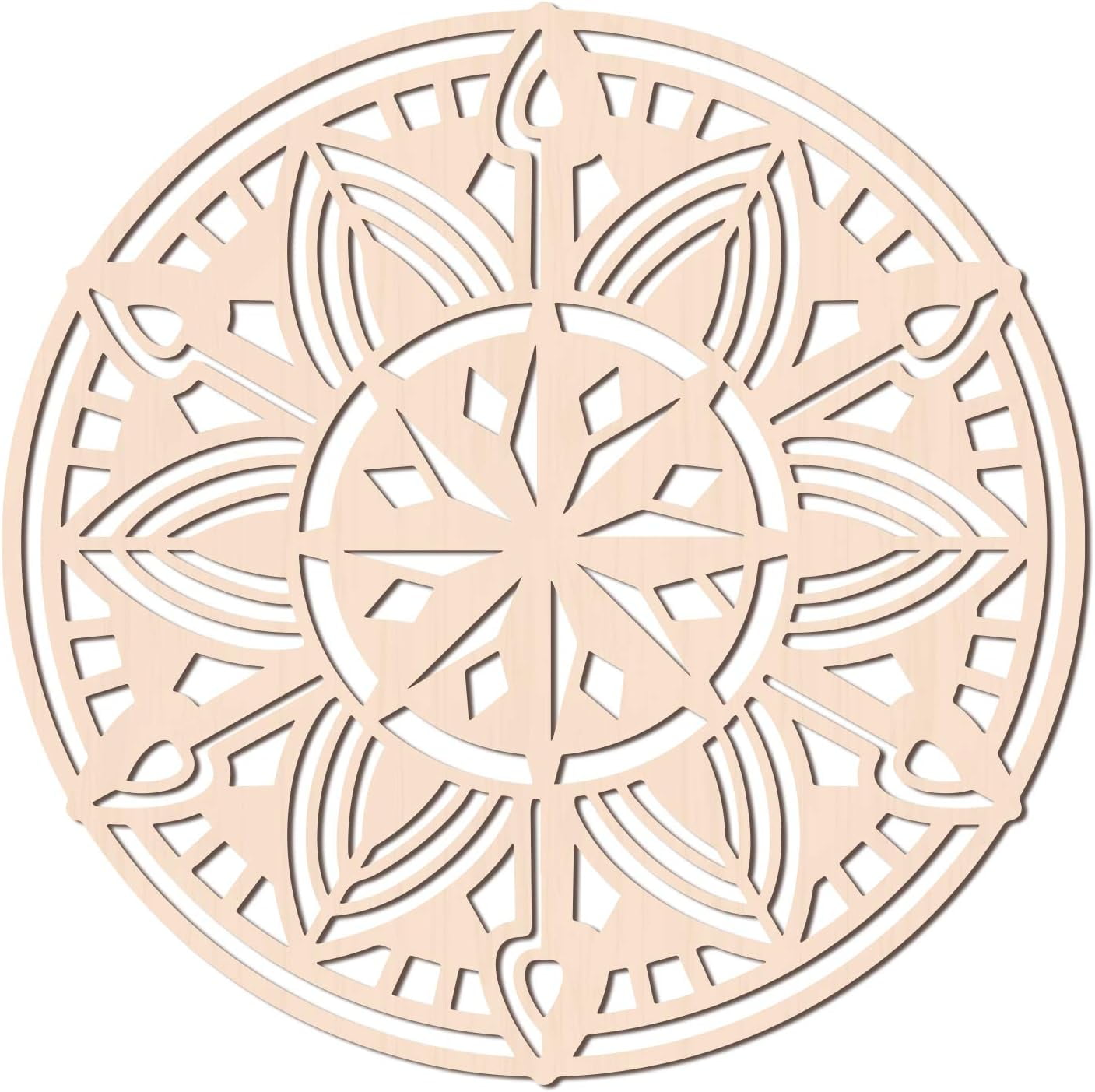 Laser Cut Wooden Wall Sculpture Torus Wall Art Home Decor Meditation ...