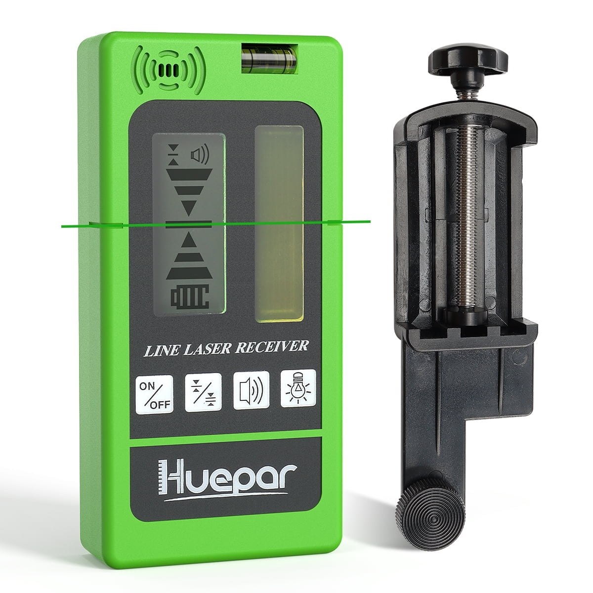 Huepar Laser Detector for Green and Red Beam, Backlit LCD Display ...
