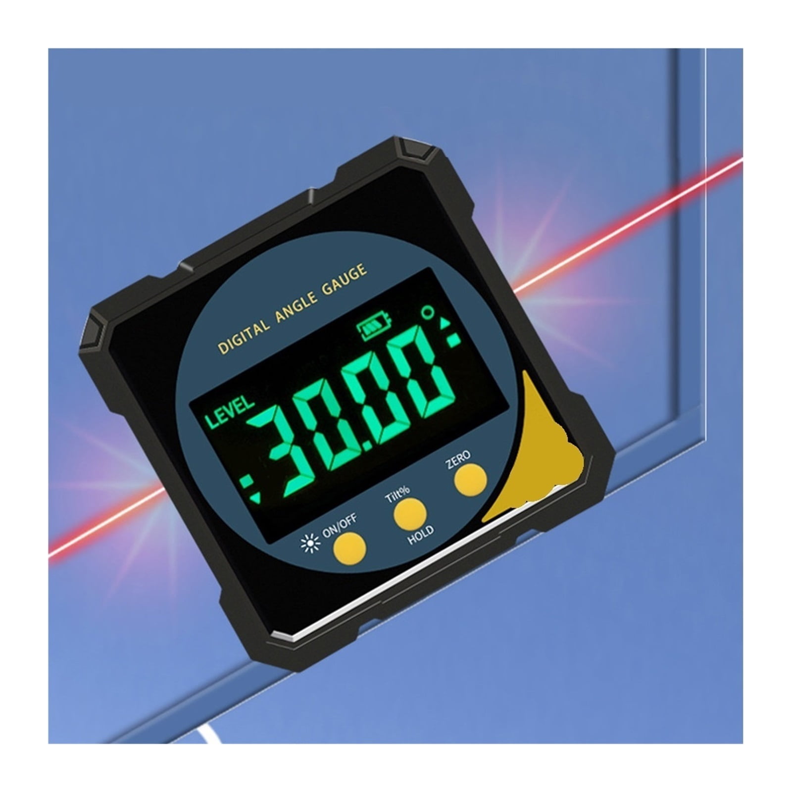 Laser Digital Protractor Inclinometer Rechargeable Angle Ruler ...