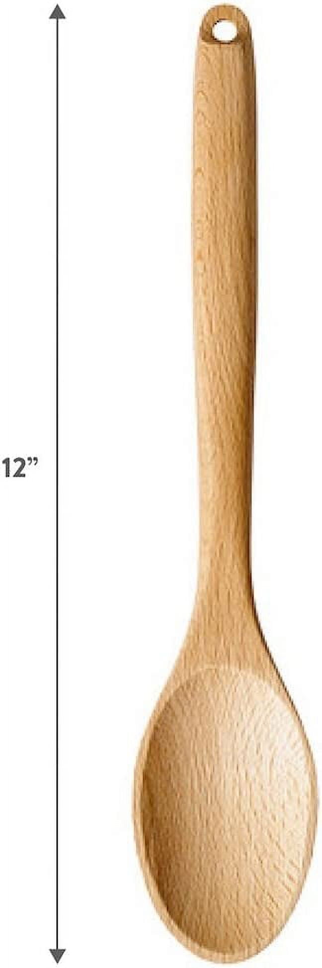 Laser Engraved Wooden Mixing Spoon, 12-inch, Don't Trust Skinny Chefs ...