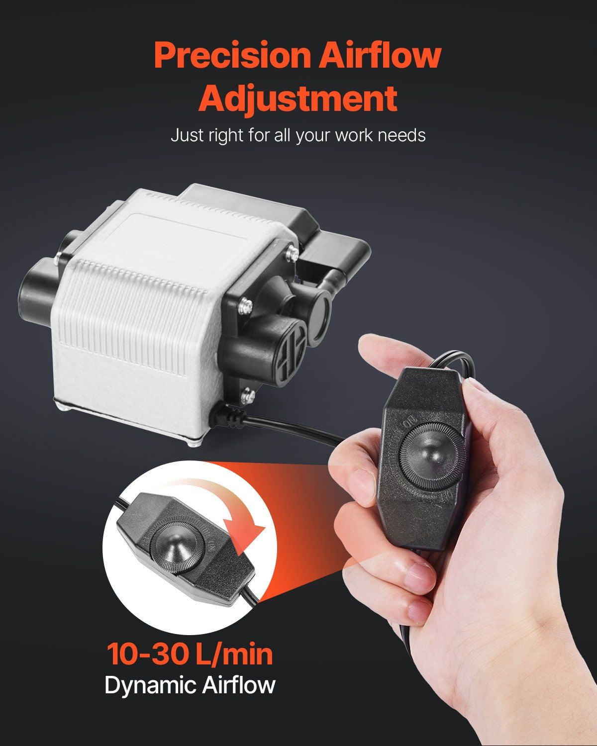 Laser Engraver Air Pump 30L/min - Adjustable Airflow Assist Kit ...