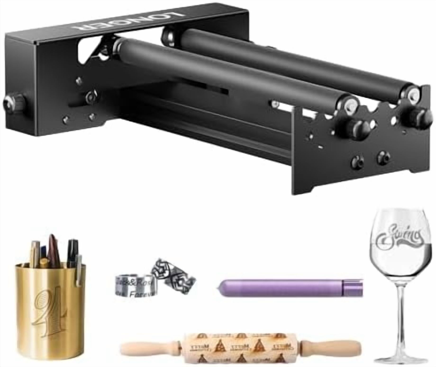 Laser Engraver Rotary Roller, Y-axis Rotary Roller 360° Rotation for ...