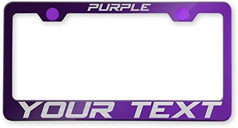 Laser Engraving Customized Electroplating Purple Stainless Steel ...