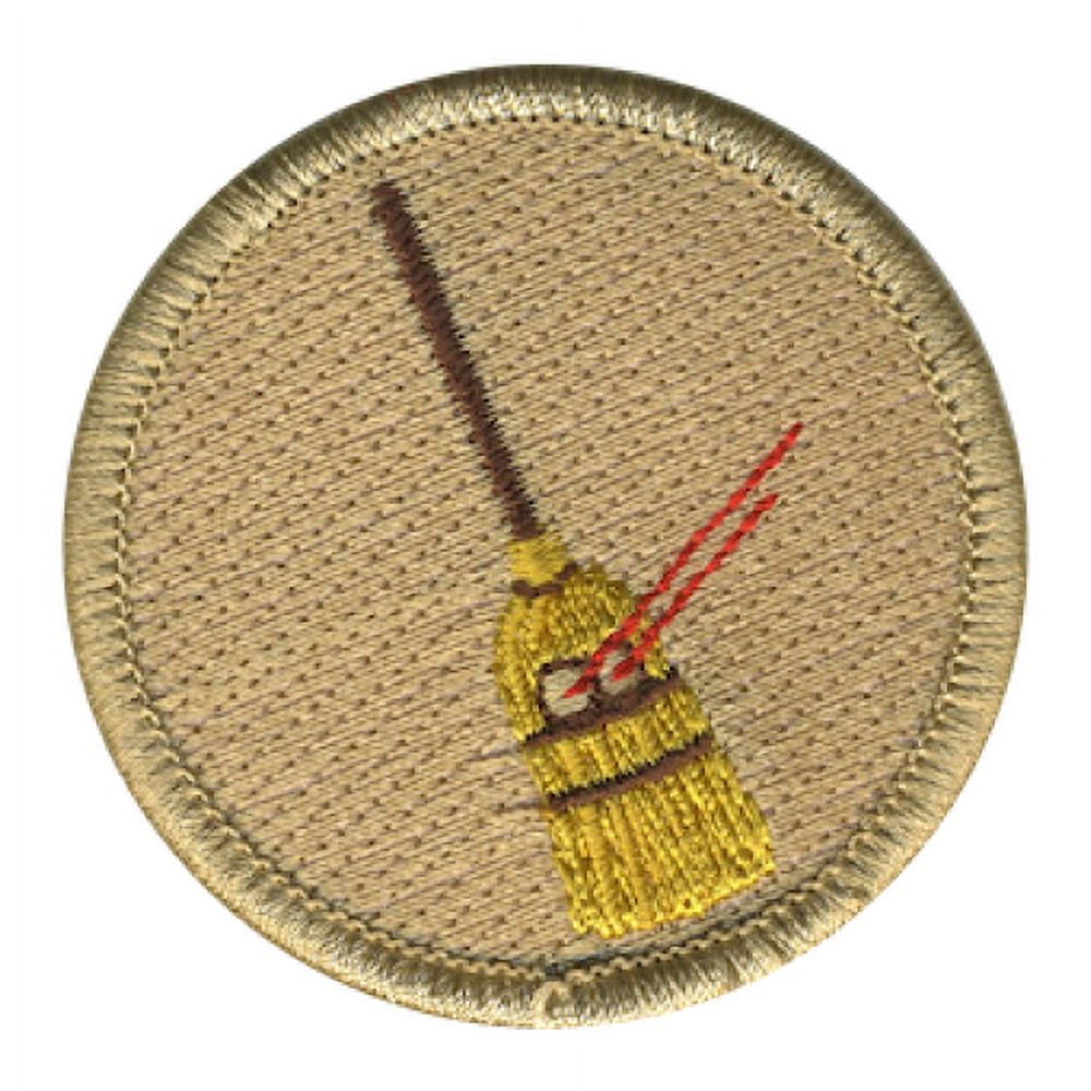 Laser Eyed Broom Scout Patrol Patch (Sew-on) - ClassB - Walmart.com