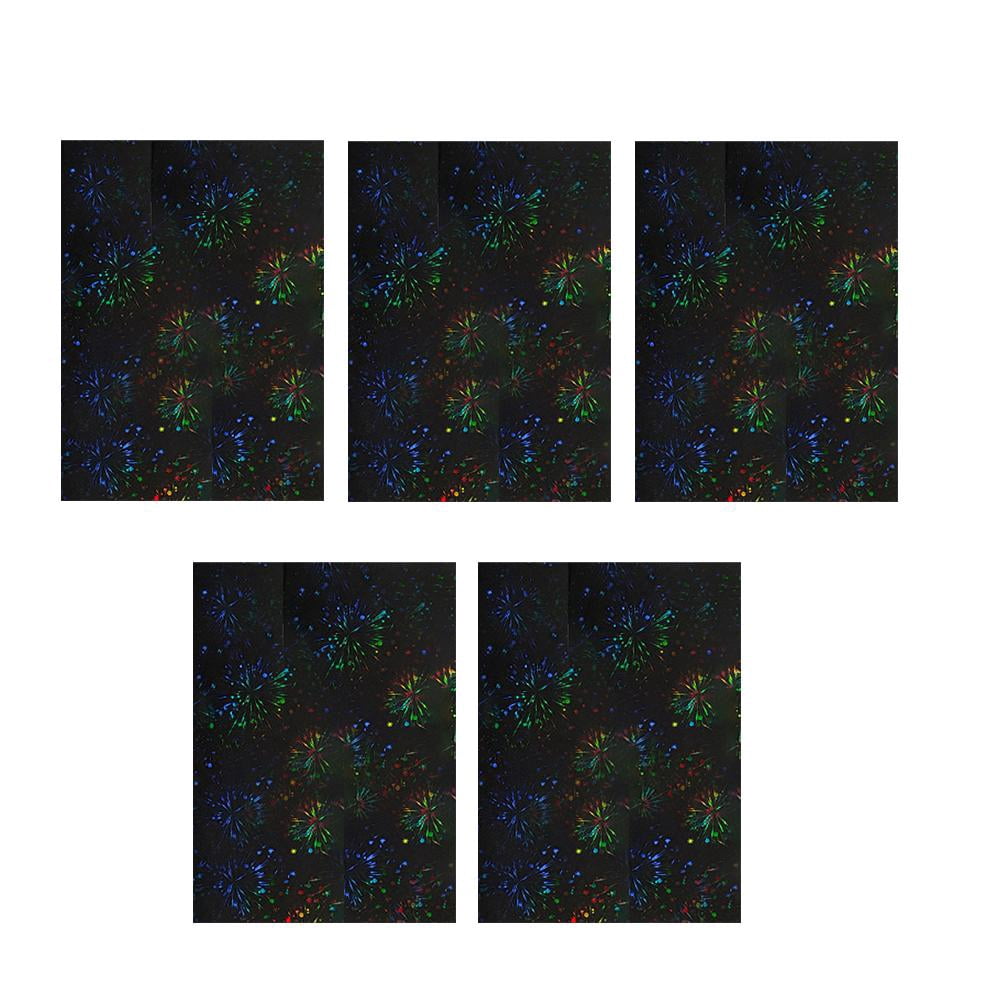 Laser Fireworks Pet Plain Laser Star Broken Glass A4 Self-Adhesive ...