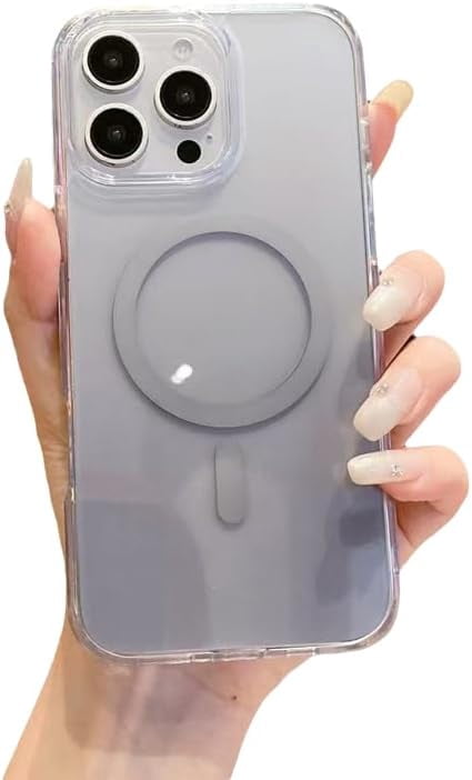 Laser Gradient Colorful Clear Compatible with iPhone Case (Gray,iPhone ...