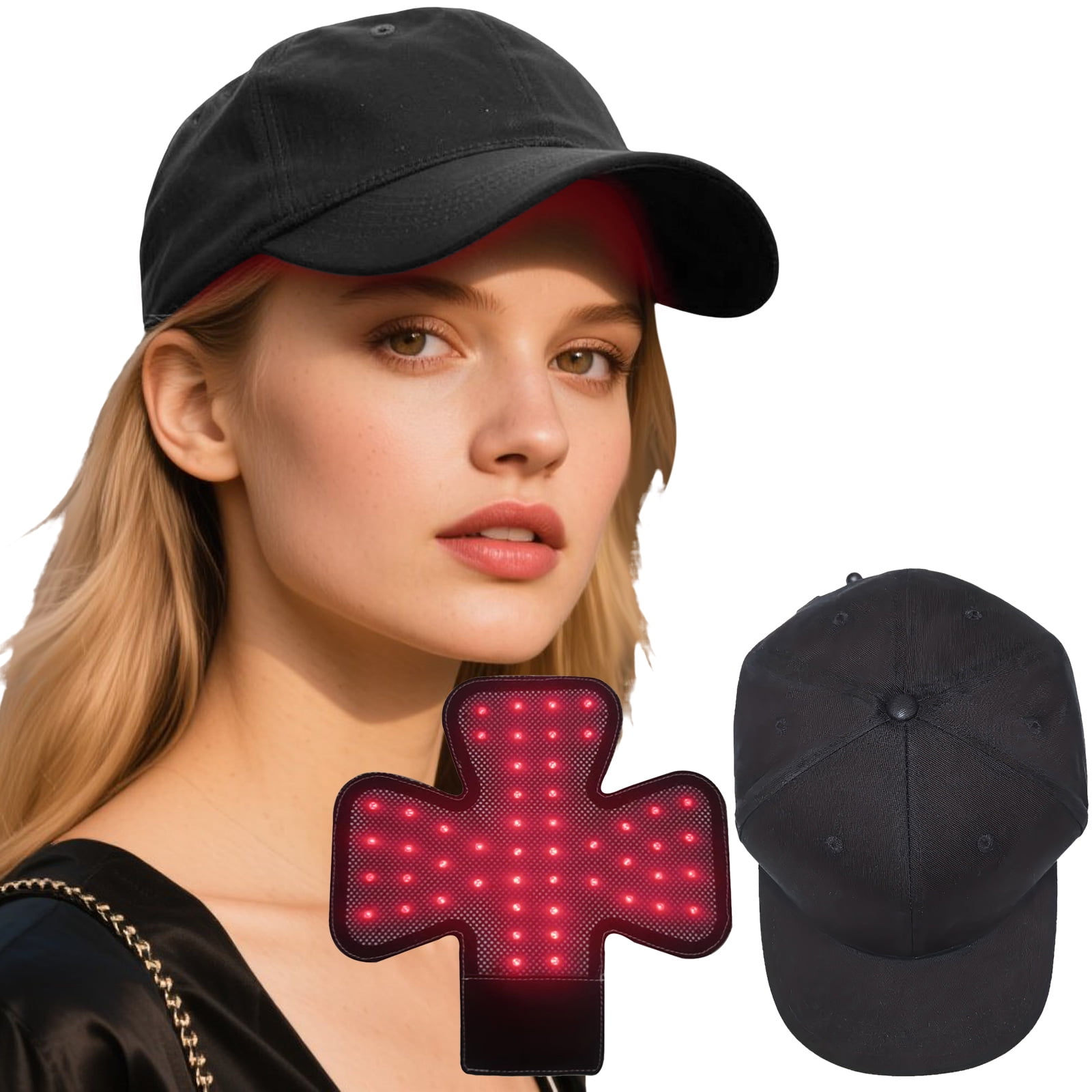 Laser Hair Growth Cap Laser Therapy Device Hair Regrowth Hair Loss ...