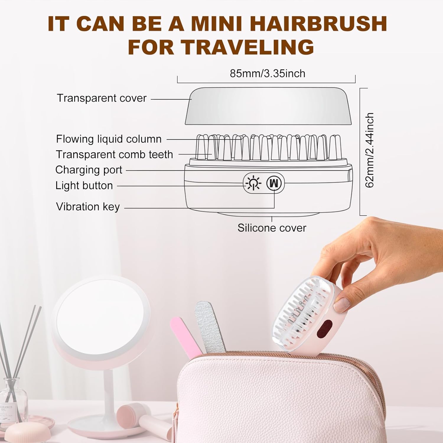Laser Hair Growth Comb - Laser Growth Comb for androgenic Alopecia ...