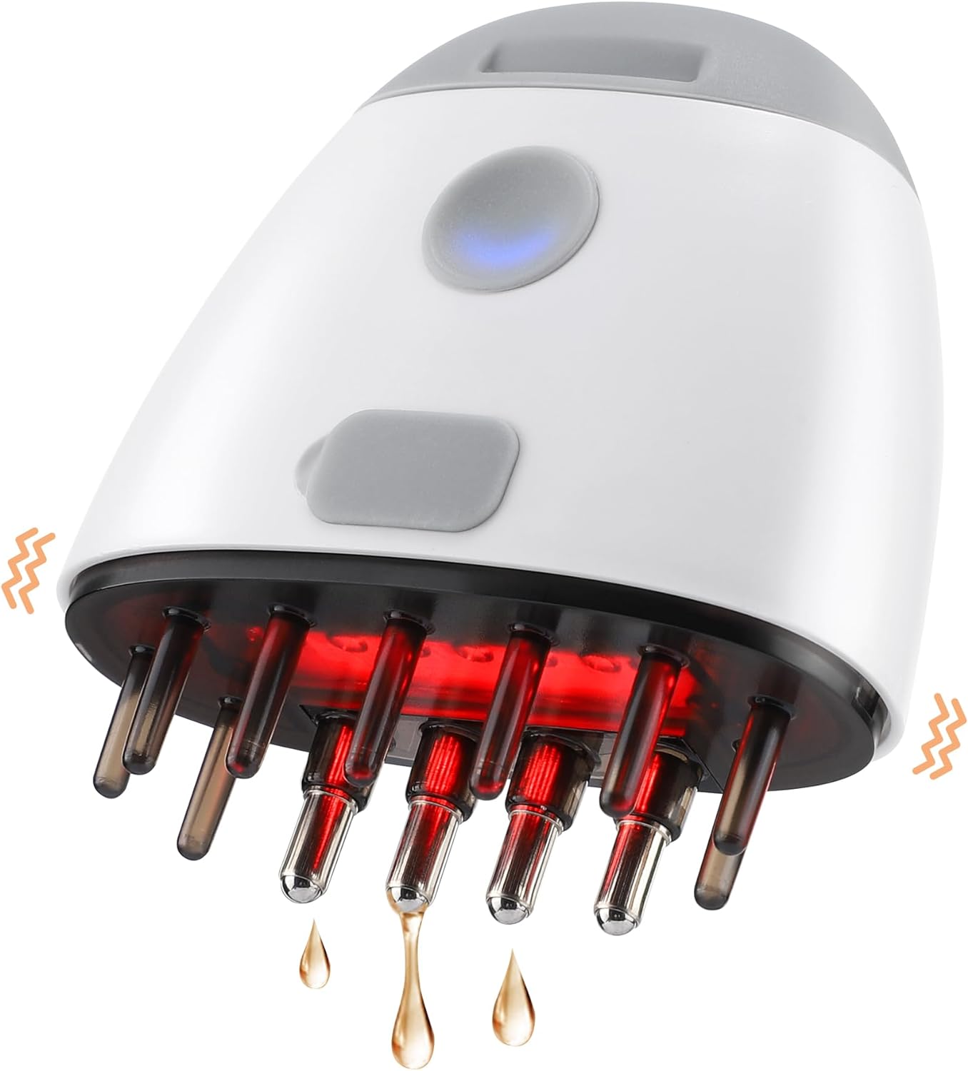 Laser Hair Growth Comb with Red Light Mode, Heal Damaged Roots & Scalp ...