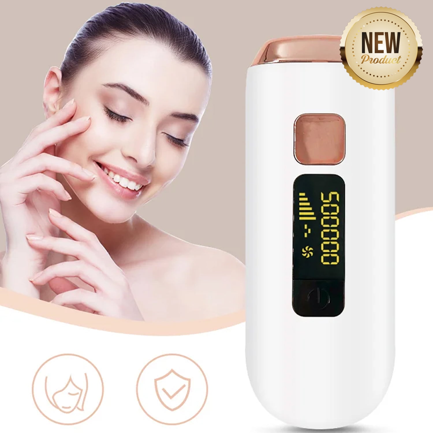 Laser Hair Removal for Women and Men with Cooling System，Upgraded to ...