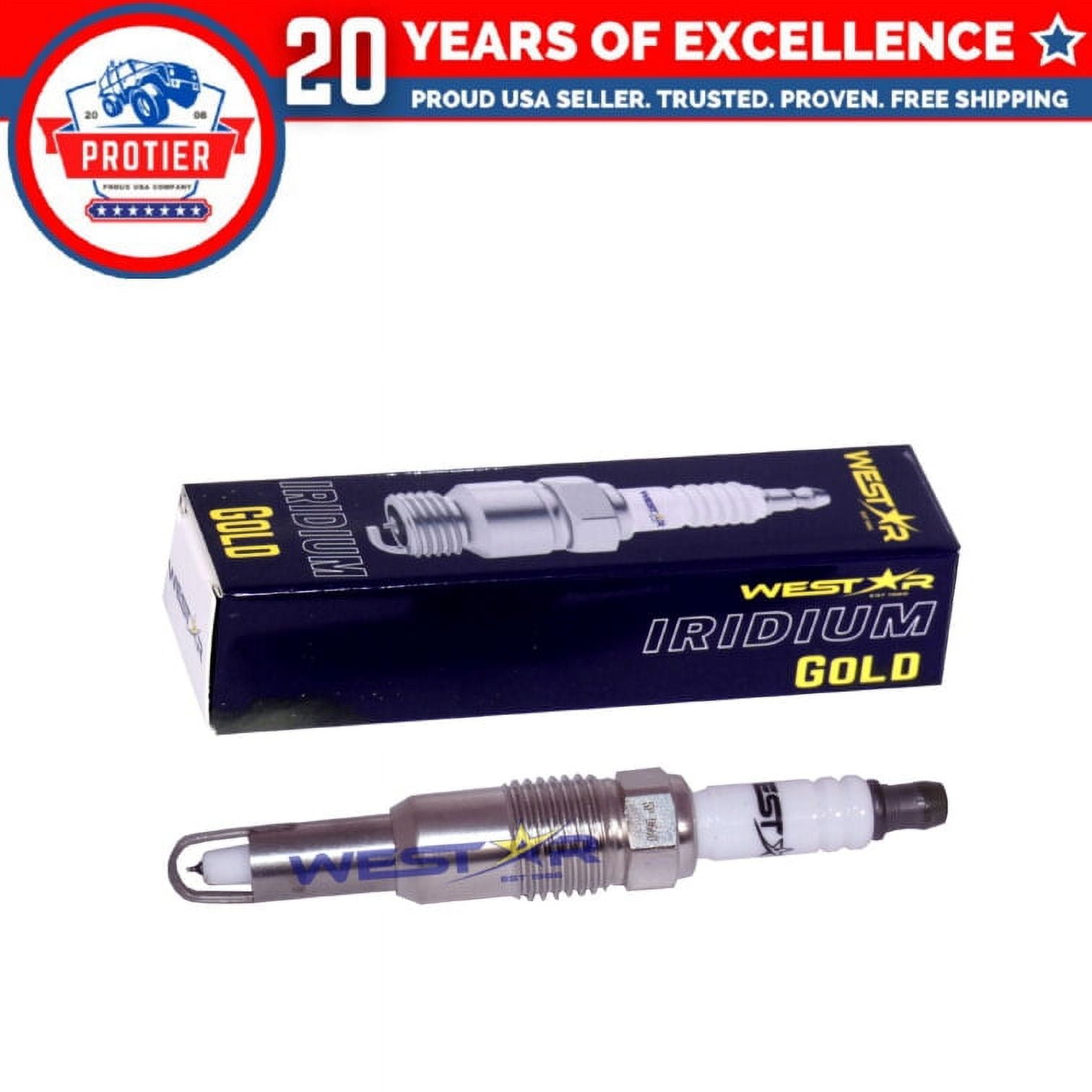 Laser IRIDIUM Spark Plugs SP-546 PZK14F For F150 F250 5.4L SP546 ...
