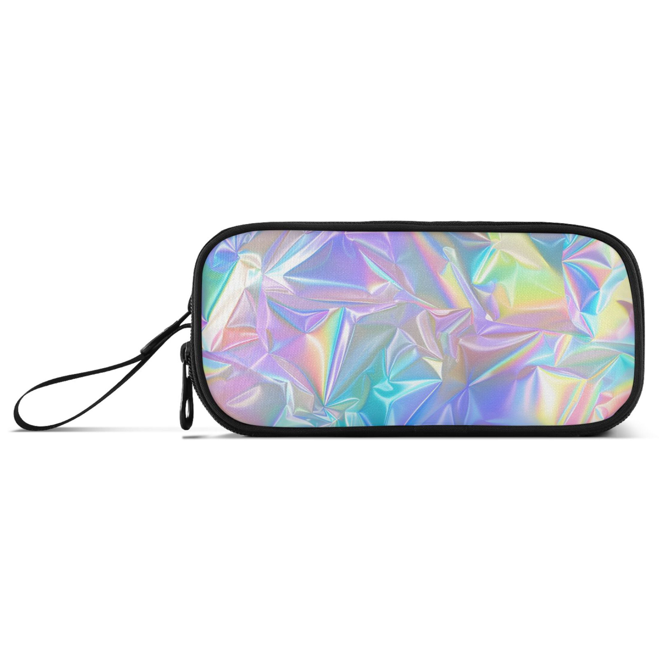 Laser Irregularity Pattern Pencil Case Stationary Holder Pen Bag Pencil ...