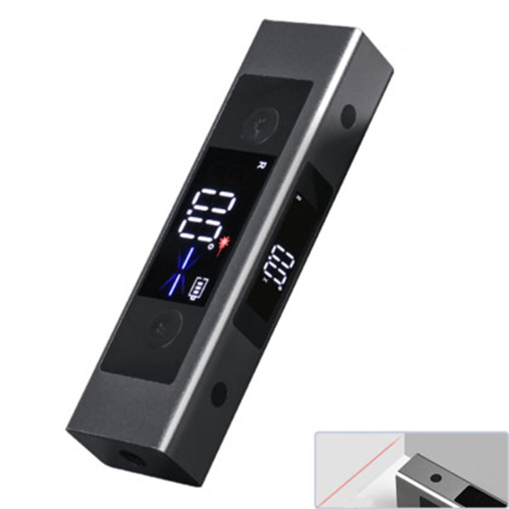 Laser Level Ruler 2 In 1 Laser Protractor Digital Inclinometer Angle ...