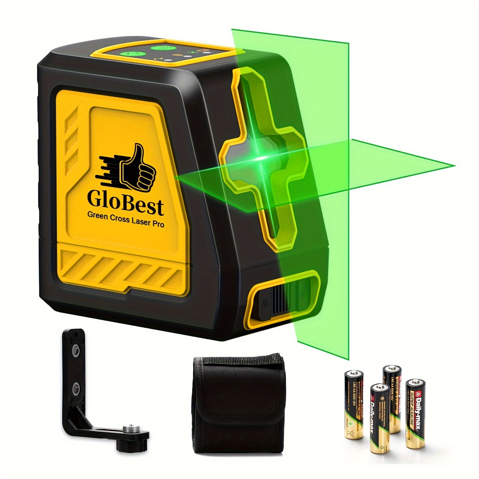 Laser Level, Self Leveling Cross Line Lasers, Green Beam Leveler Tool ...