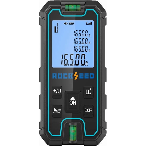 Laser Measure 165 Feet, Portable Laser Distance Meter, Digital Distance ...