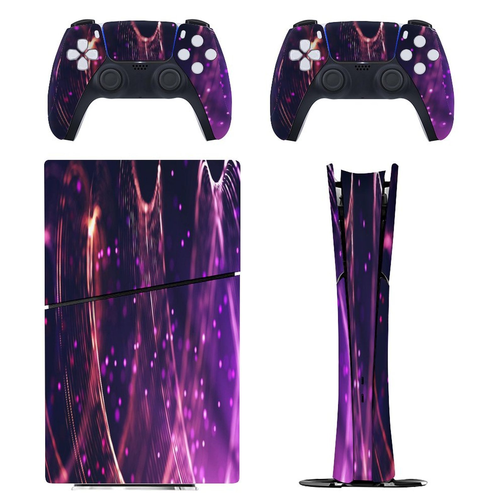 Laser PS5/PS5 Slim Digital Disc Skin Sticker For Console And Controller ...