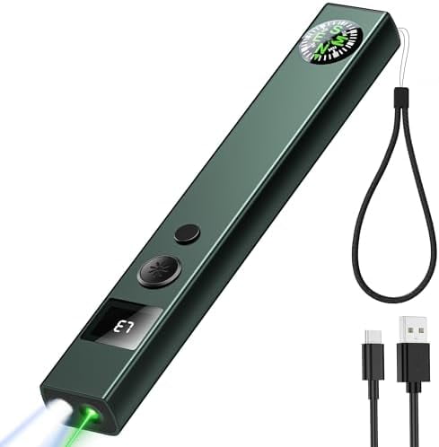 Laser Pointer with Green Light and Flashlight, Long Distance Laser ...