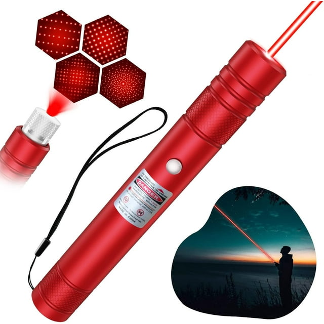 Laser Pointer, Long Range Red Laser Pointer, 2000 Metres Laser Pointer High Power Pen, Red Lazer ...