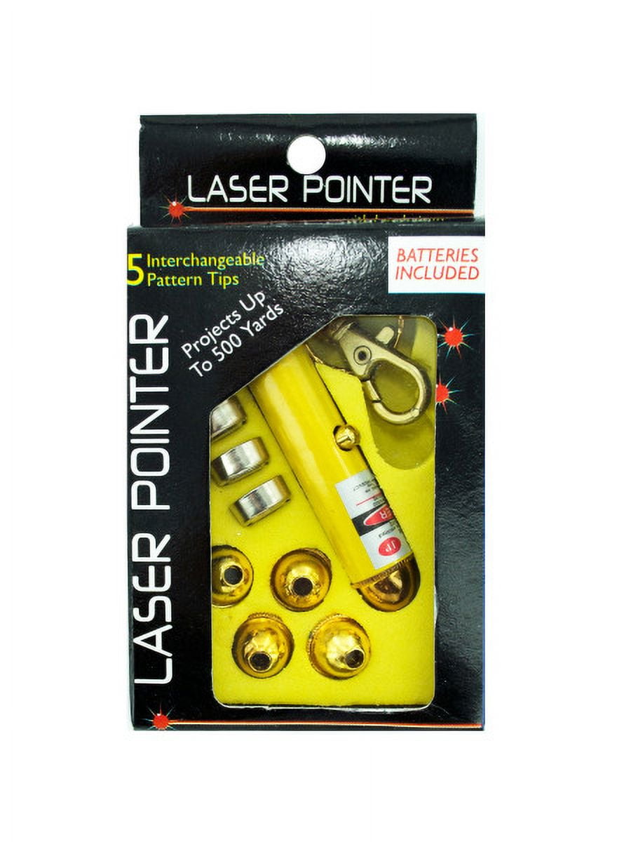 Laser Pointer With Interchangeable Heads, 25 Count - Walmart.com