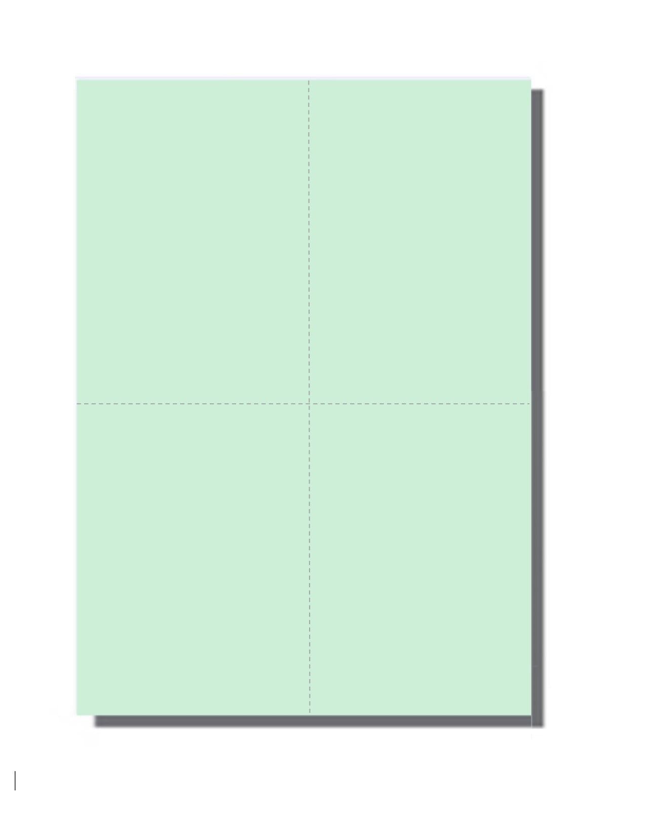 Laser Print Non-Prescription Security Paper, Green 65lb Cvr, 8.5"x 14 ...