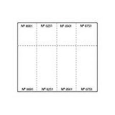 Perforated Ticket Paper
