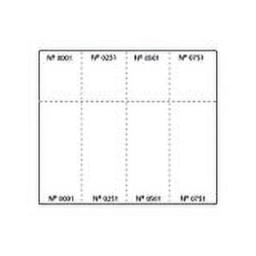 Perforated Ticket Paper