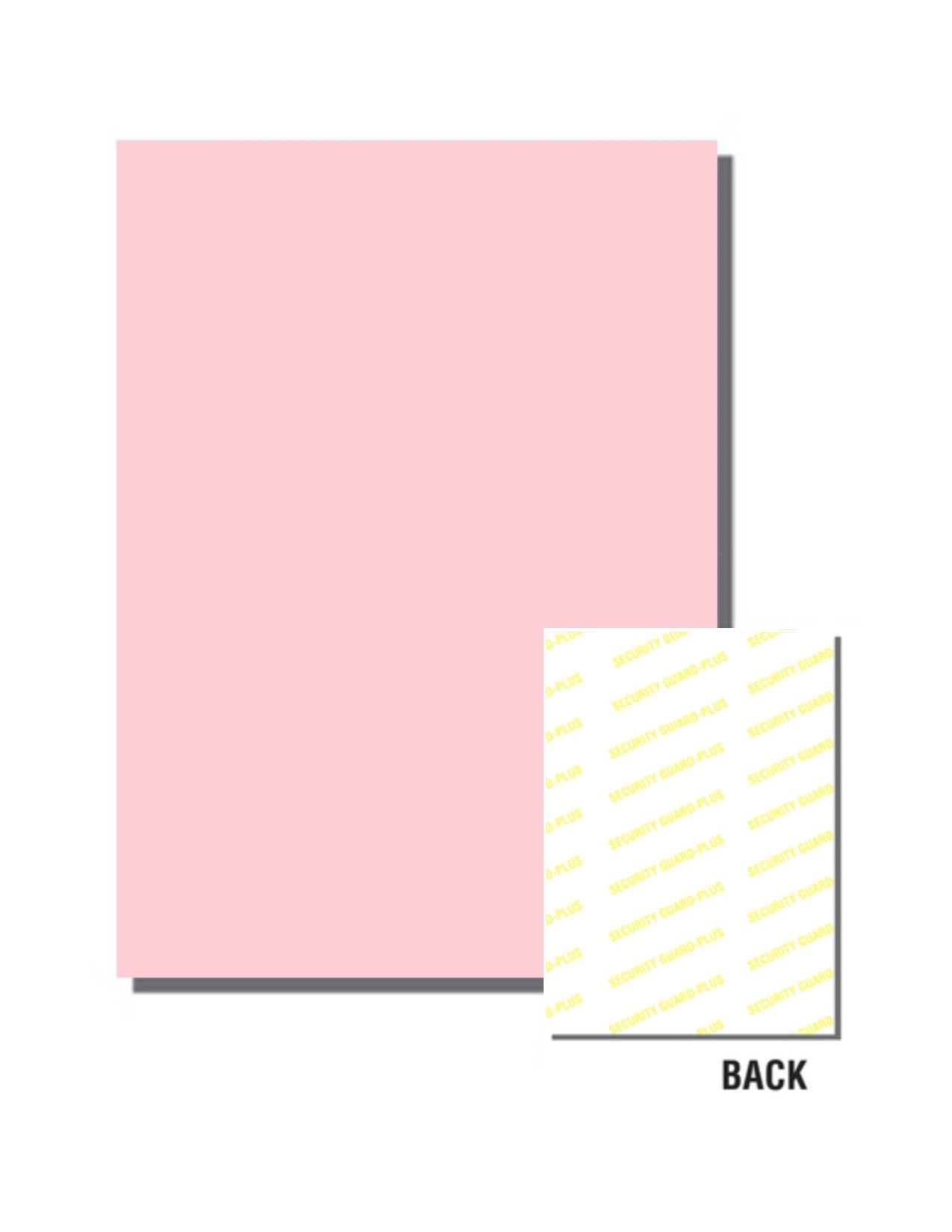 Laser Print Rx Security Paper (SGP-24-R), Bond Red 24-lb, 8.5" x 11 ...