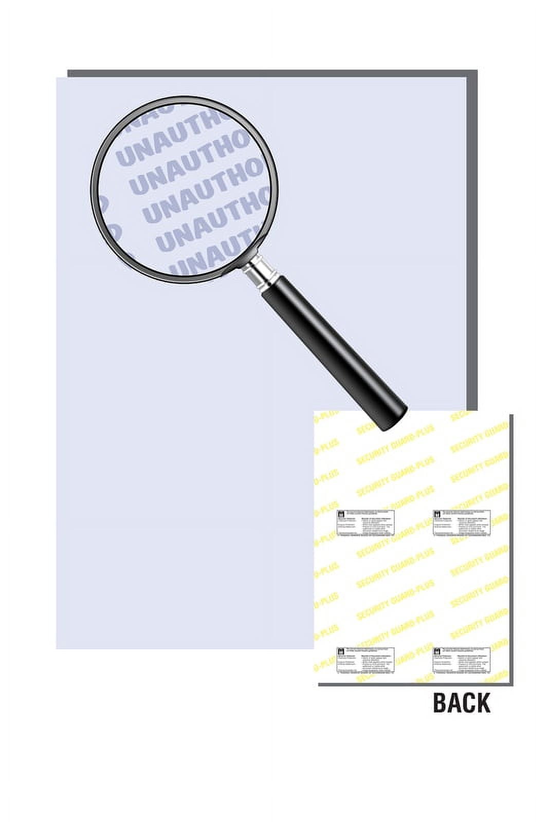 Laser Print Security Paper, Bond Blue 24-lb, 11" x 17" - 1000 Sheets ...