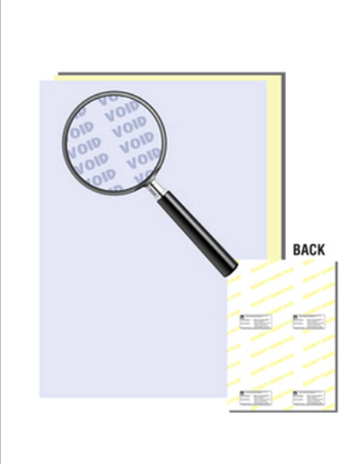 Laser Print Security Paper (SGP-24-Rx), Bond Blue 24-lb, 8.5" x 11 ...