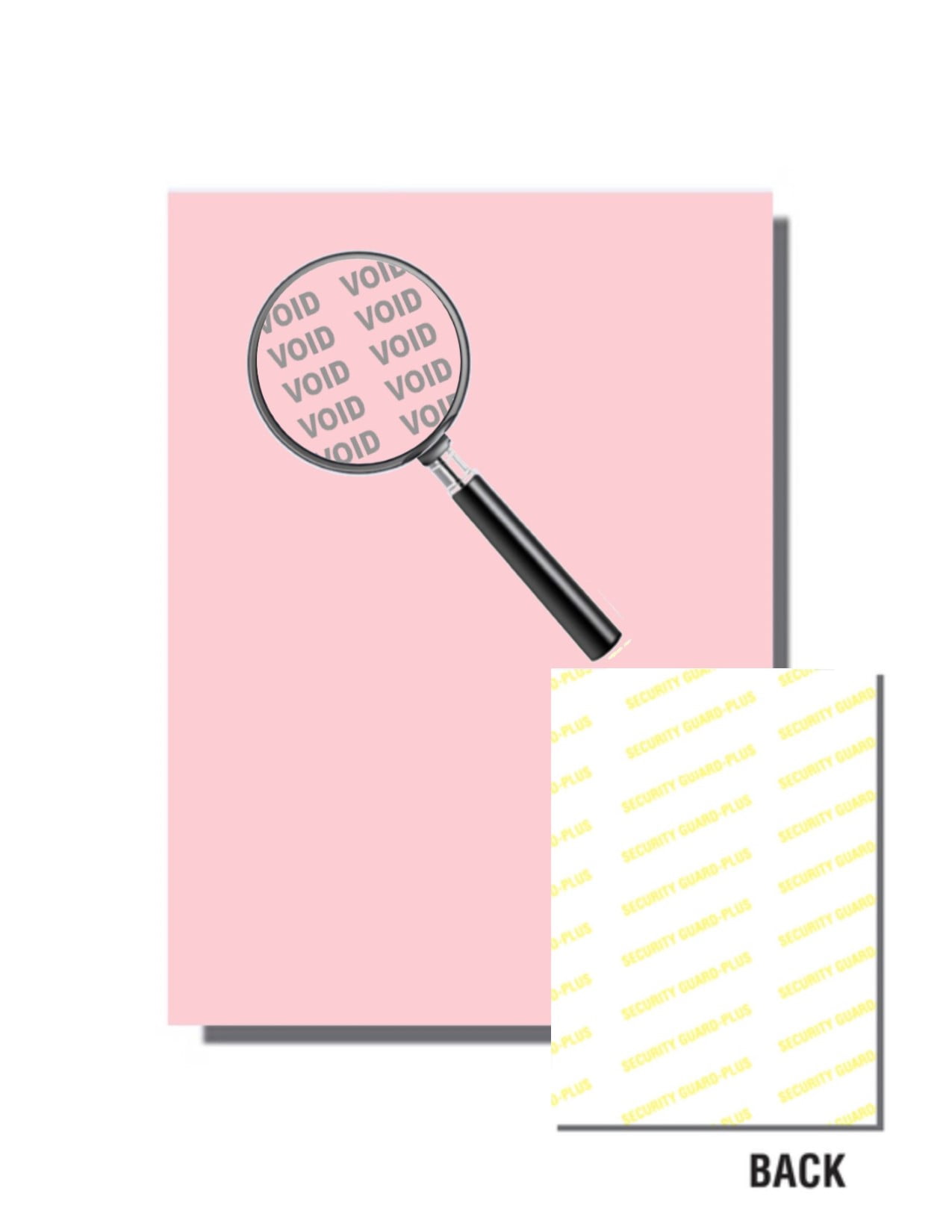 Laser Print Security Paper (SGP-25) with Single Check Perf, Hidden ...