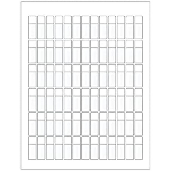 Laser Printer Sheet Labels – 0.5” W x 0.5” H Label Size – 78 Labels Per ...