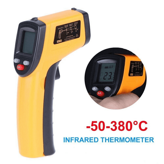 Laser Pyrometer Temperature Meter Infrared Thermometer Infrared ...