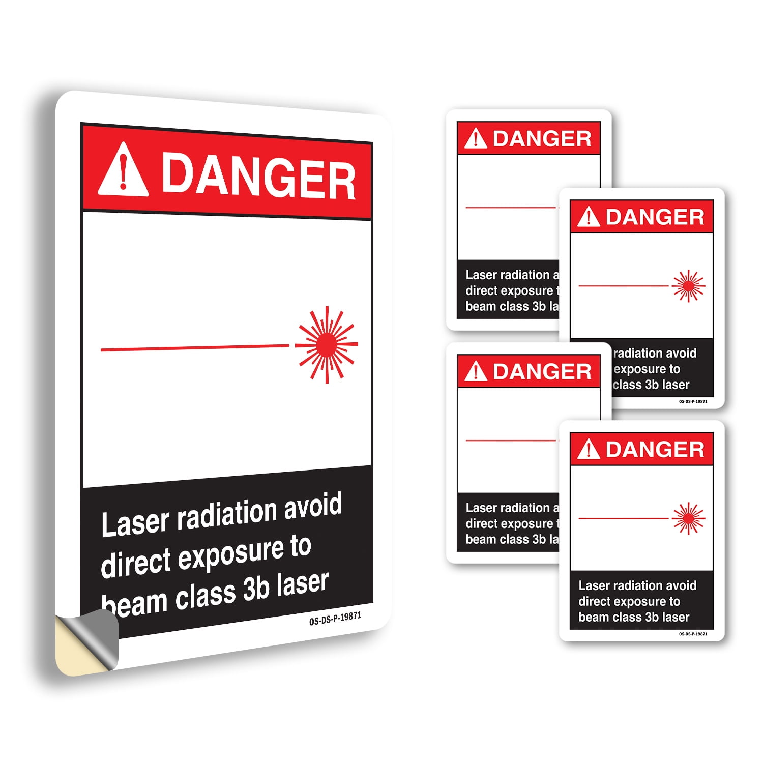 Laser Radiation Avoid Direct Exposure To Beam Class 3b Laser ANSI ...