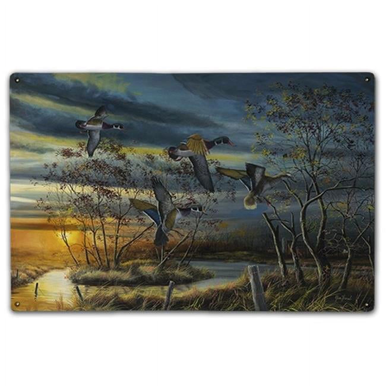 Laser Reproductions LS1190M1218-JH 12 x 18 in. Autumn Splendor Metal ...