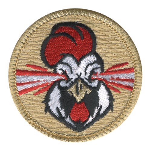 Laser Shooting Chicken Scout Patrol Patch (Sew-on) - ClassB - Walmart.com