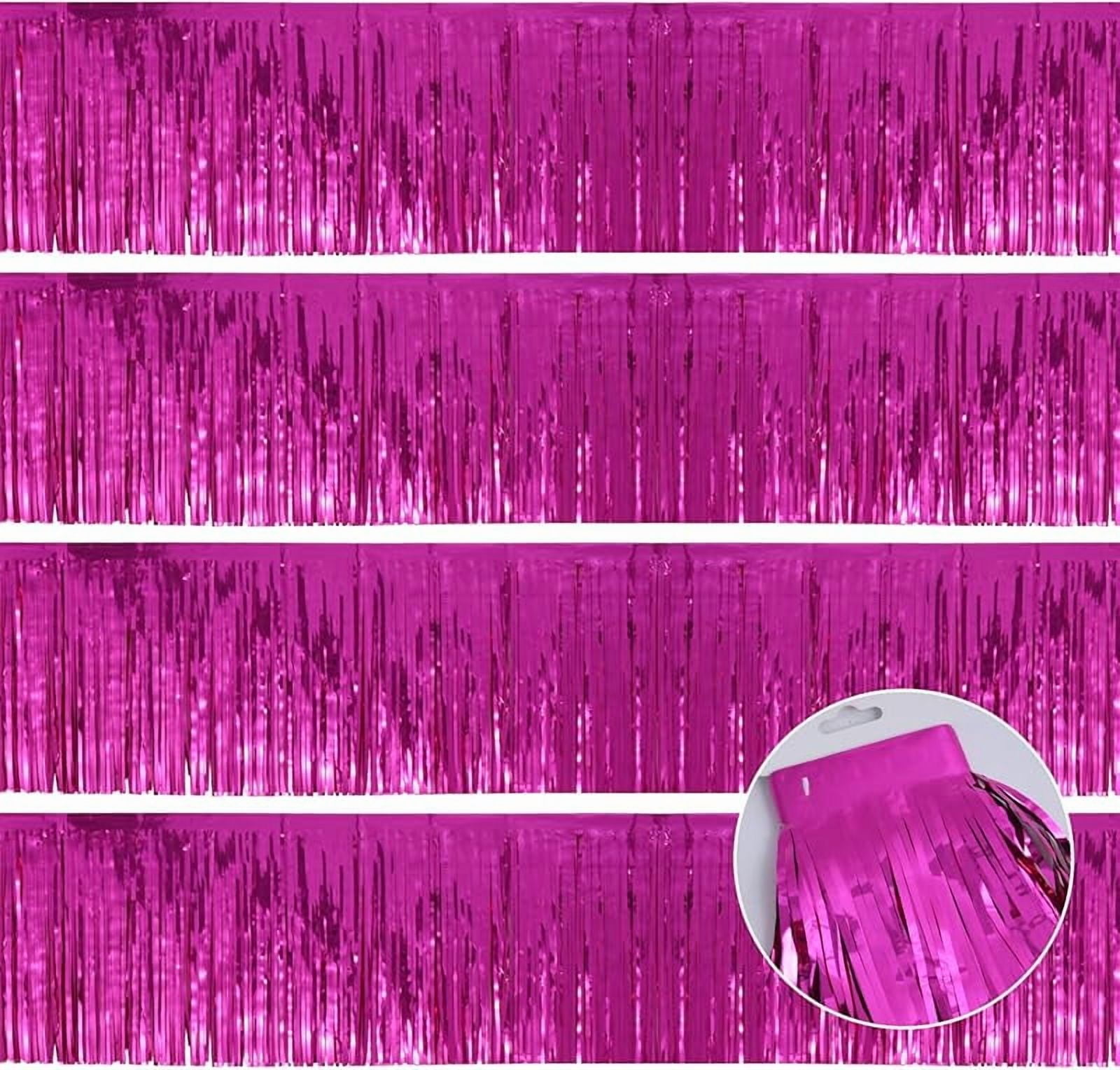 Laser Silver Birthday Decorations Tinsel Garland Parade Float ...