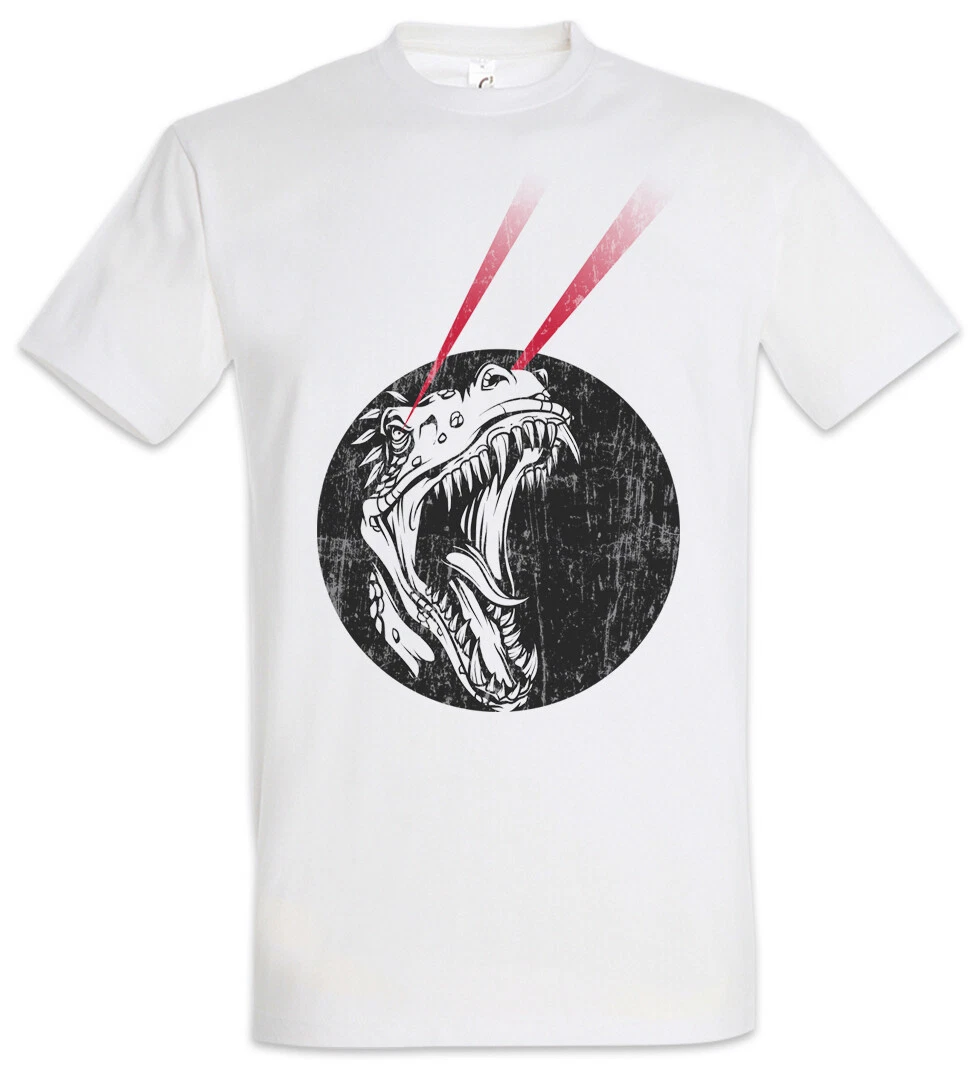 Laser T-Rex T-Shirt Tyrannosaurus Robot Fun Geek Rex Nerd Dinosaur ...