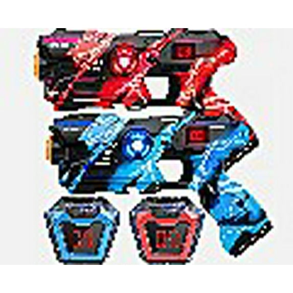 Laser Tag Guns Set of 2 with Digital LED Score Display Vest - Walmart.com