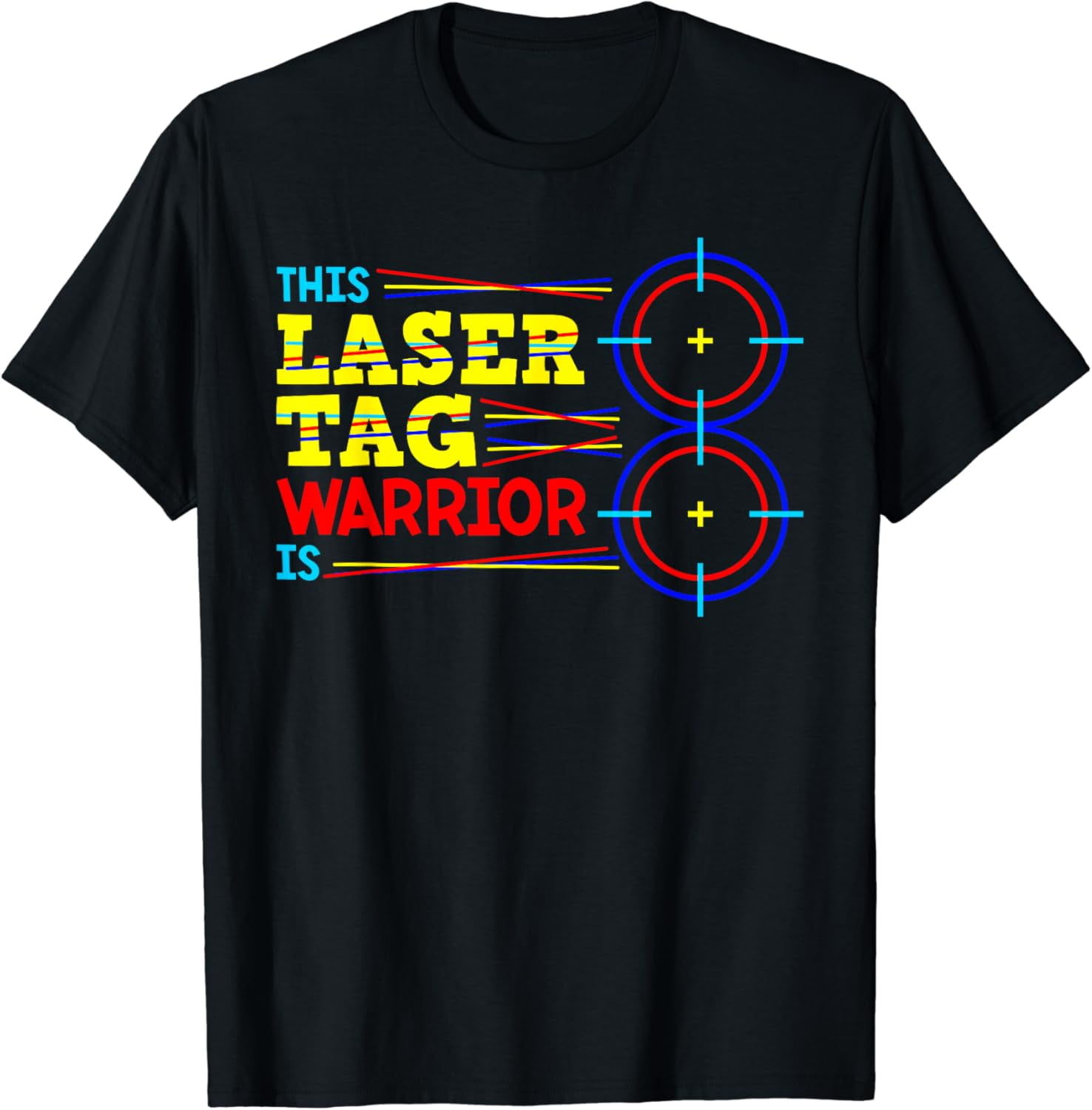 Laser Tag Warrior 8th Birthday Themed Party Infrared Light T-Shirt ...