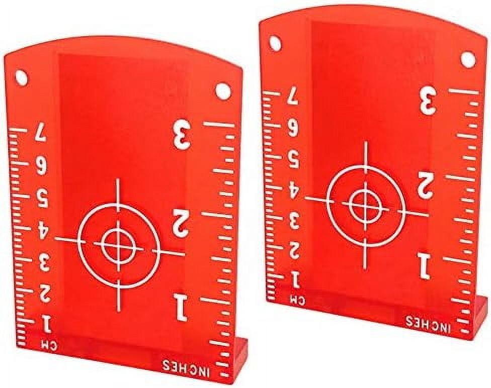 Laser Targets, 2 pcs Magnetic Floor Laser Target Card Plate for Red ...
