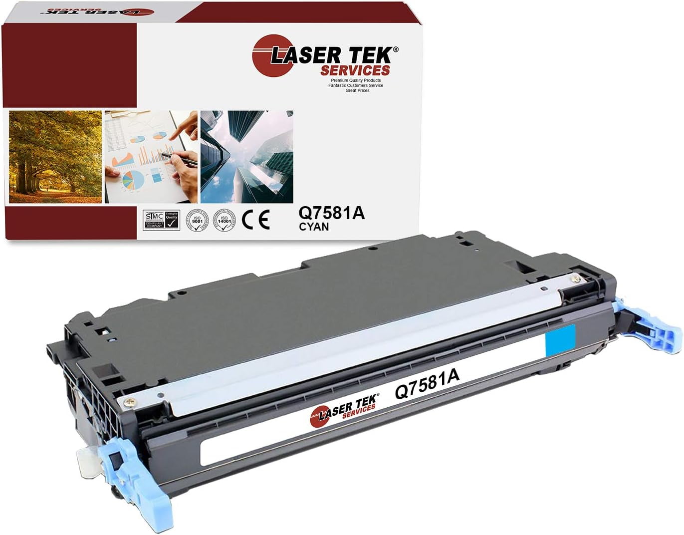 Laser Tek Services Compatible Toner Cartridge Replacement for HP 503A ...