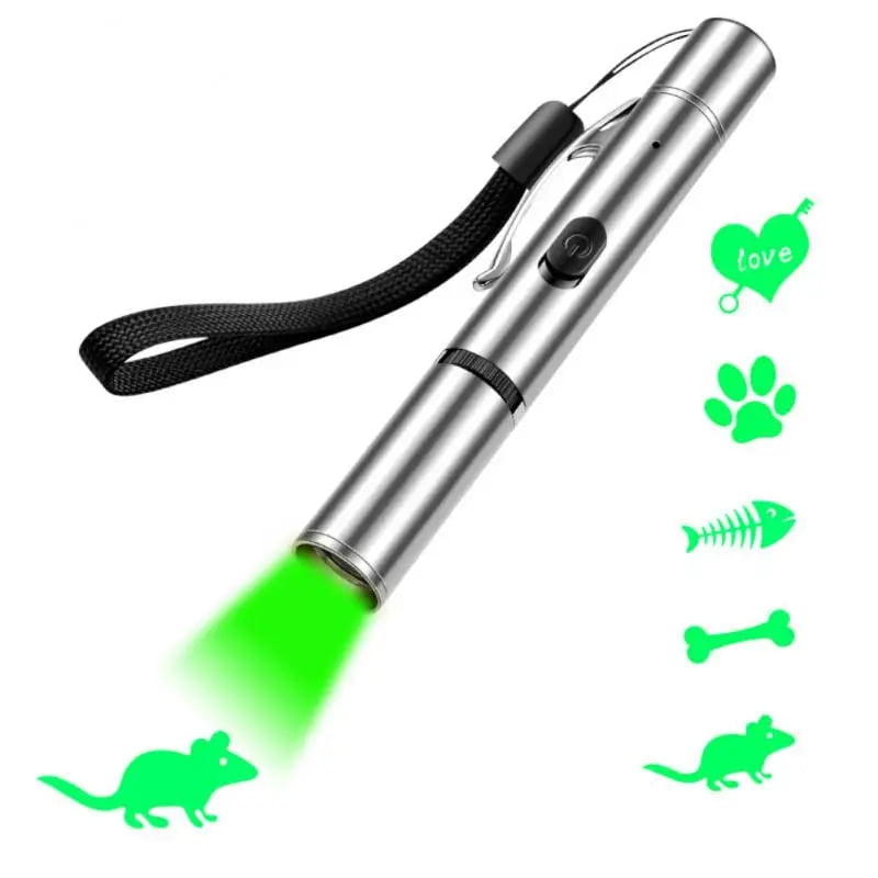 Laser Transform Pattern Pet LED Cute Laser Cat Rechargeable Toy ...