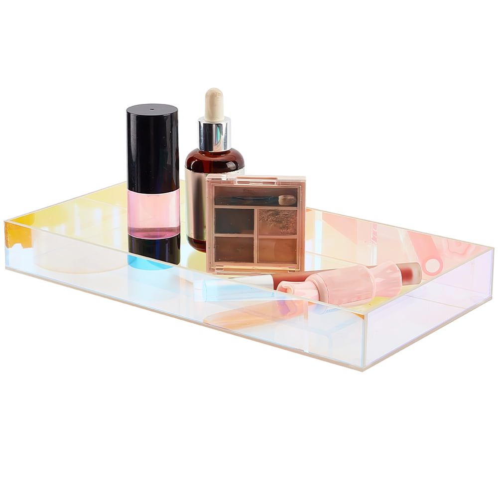 Laser Transparent Acrylic Serving Trays Rectangle Desktop Teacup Tray ...